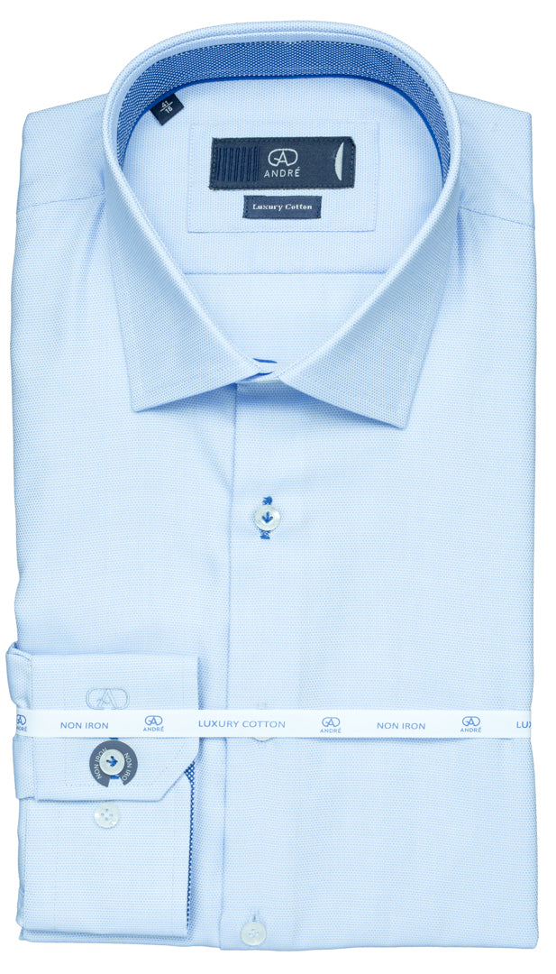 Durham Formal Shirt Blue – ANDRÉ MENSWEAR