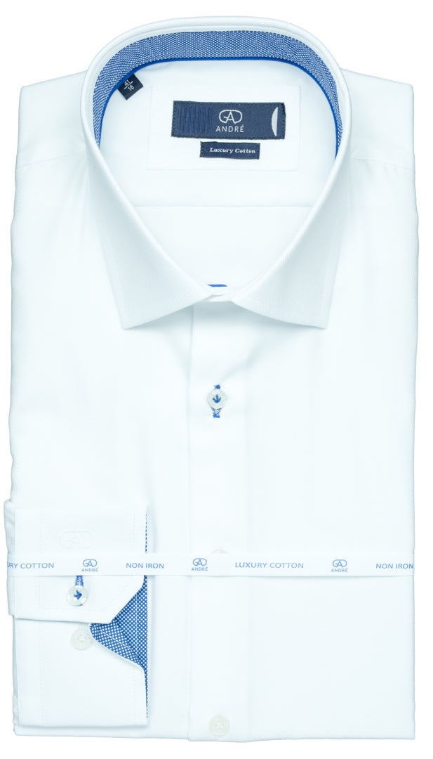Durham Formal Shirt White – ANDRÉ MENSWEAR